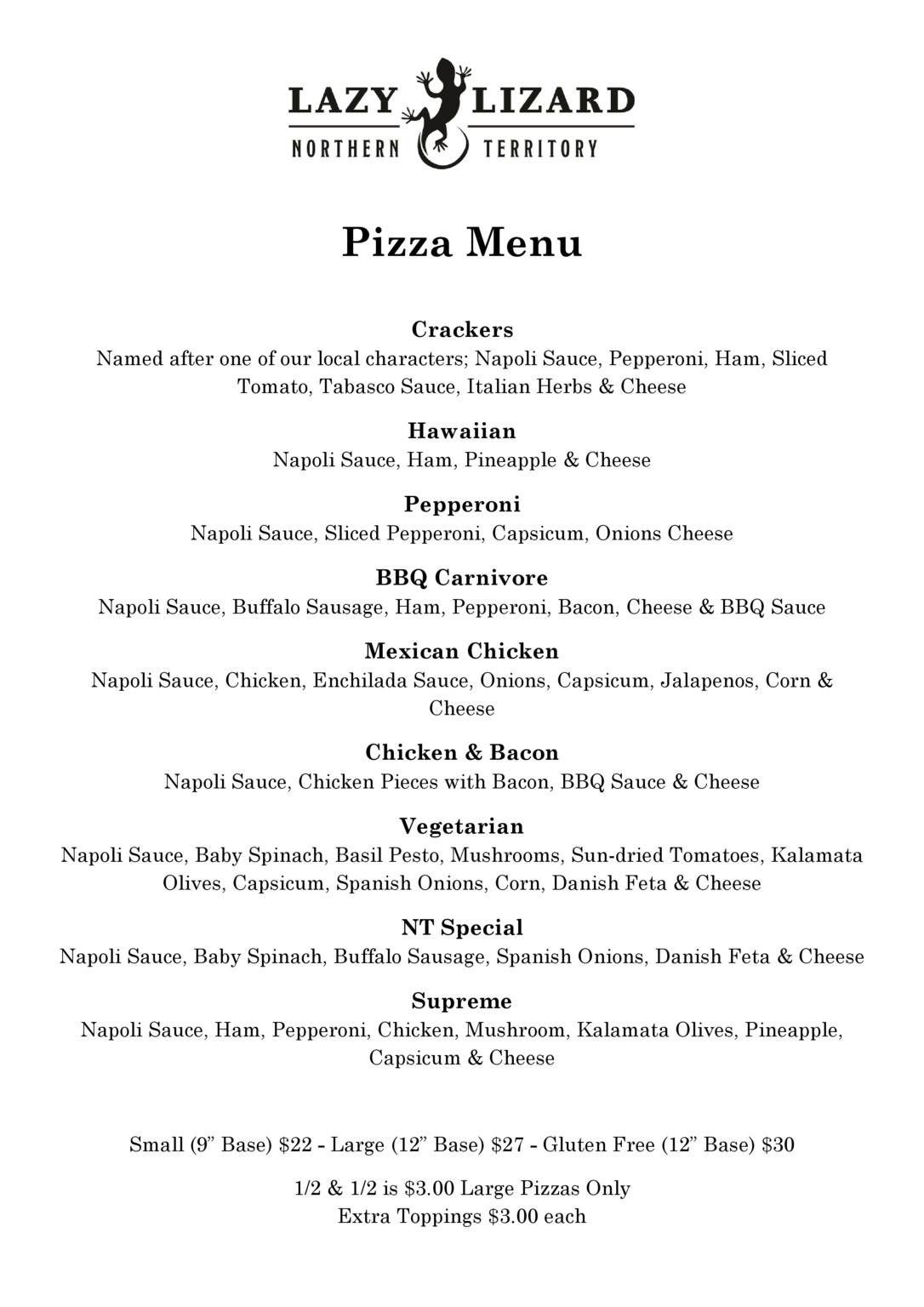 Restaurant & Tavern - Lazy Lizard Caravan Park